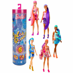 Barbie Color Reveal Renk Değiştiren Sürpriz Bebekler Denim Serisi HJX55