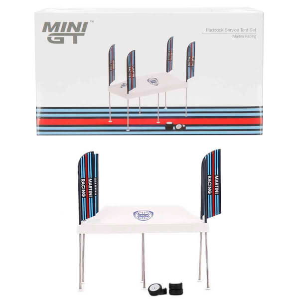 1:64 Mini Gt Martini Racing Paddock Servis Çadırı Seti | Toyzz Shop