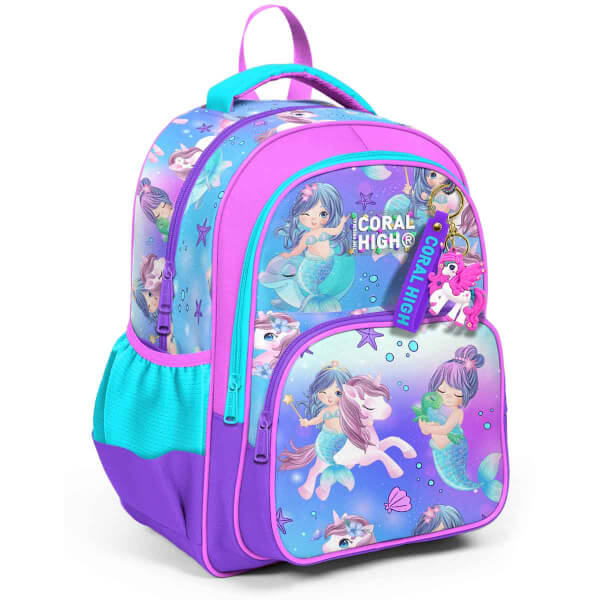 Coral High Deniz Kızı Desenli Okul Çantası 23657 | Toyzz Shop