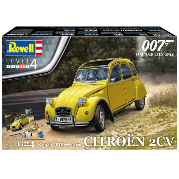 Revell 1:24 Citroen 2CV 007 For Your Eyes Only VG05663 | Toyzz Shop