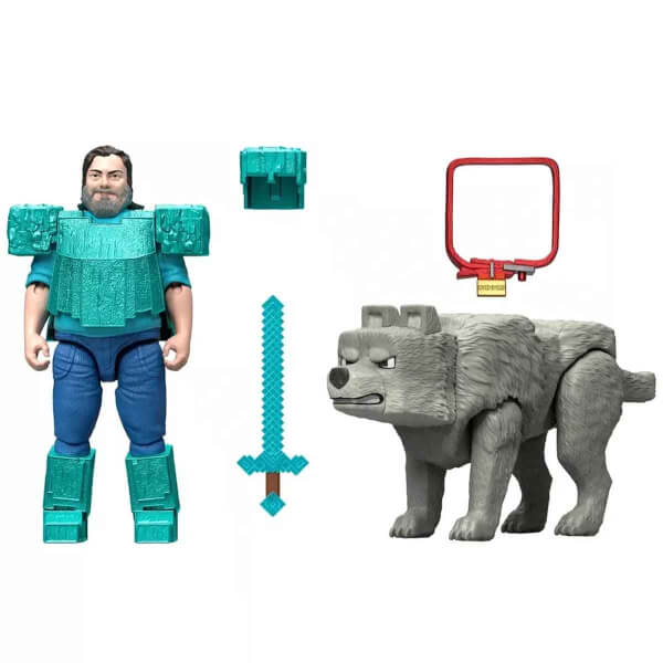 Minecraft Filmi Steve ve Dennis 2’li Figür Seti JFR71 | Toyzz Shop