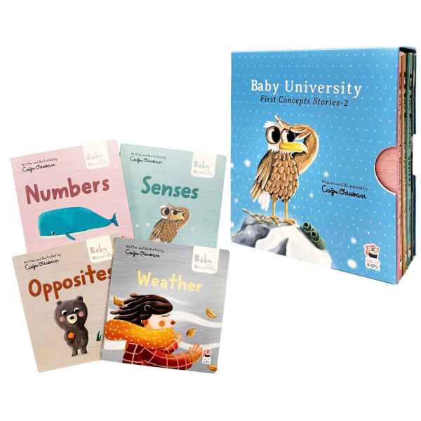 Baby University - First Concepts Stories 2 - 4’lü Kitap Seti | Toyzz Shop