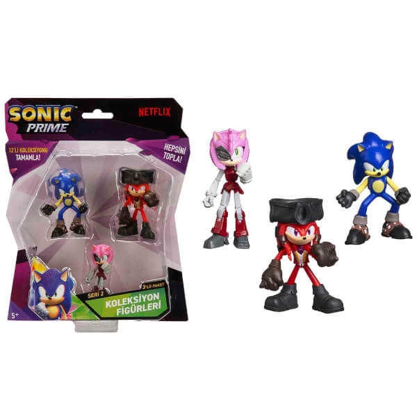 Sonic Prime 3’lü Figür Seti S2 | Toyzz Shop