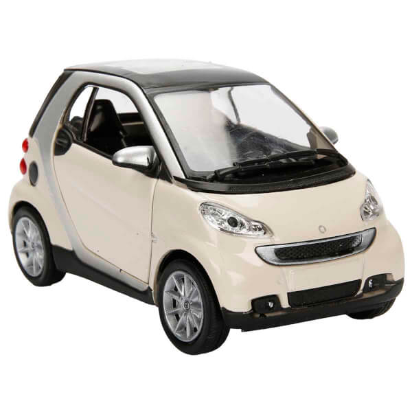 1:24 Smart Fortwo Model Araba - Krem | Toyzz Shop