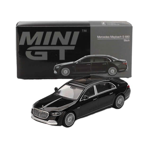 1:64 Mini GT Mercedes-Maybach S 680 Black Diecast Model Araba | Toyzz Shop