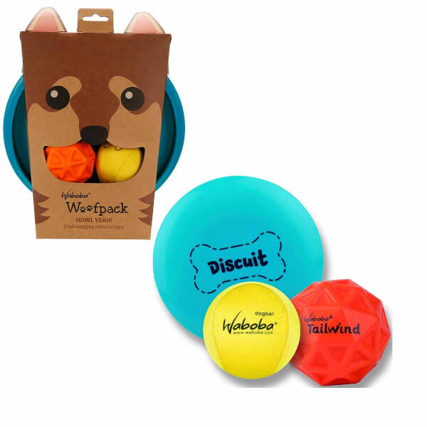 Woofpack Frizbi ve Top Köpek Oyuncak Seti | Toyzz Shop