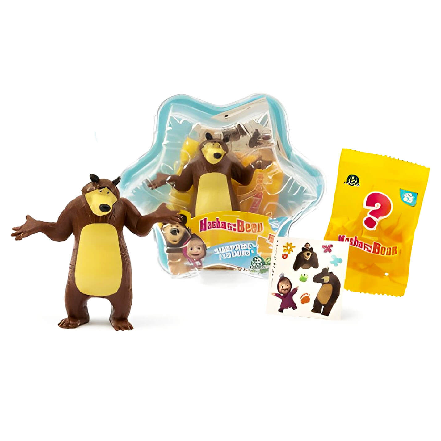 Masha ile Koca Ayı Figürlü Kartanesi Paketi MHA29000 | Toyzz Shop
