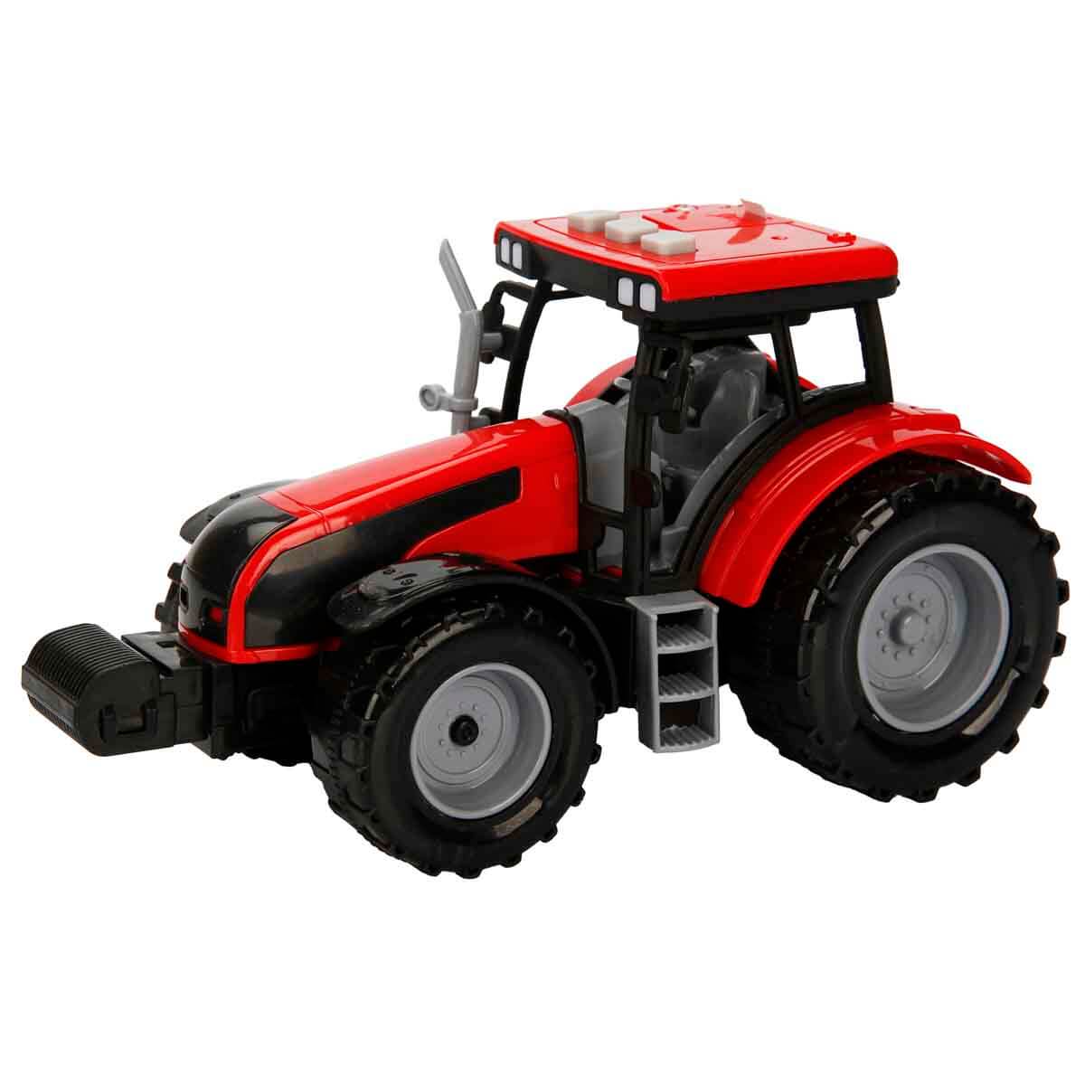 Sesli ve Işıklı Sürtmeli Traktör - Mavi | Toyzz Shop