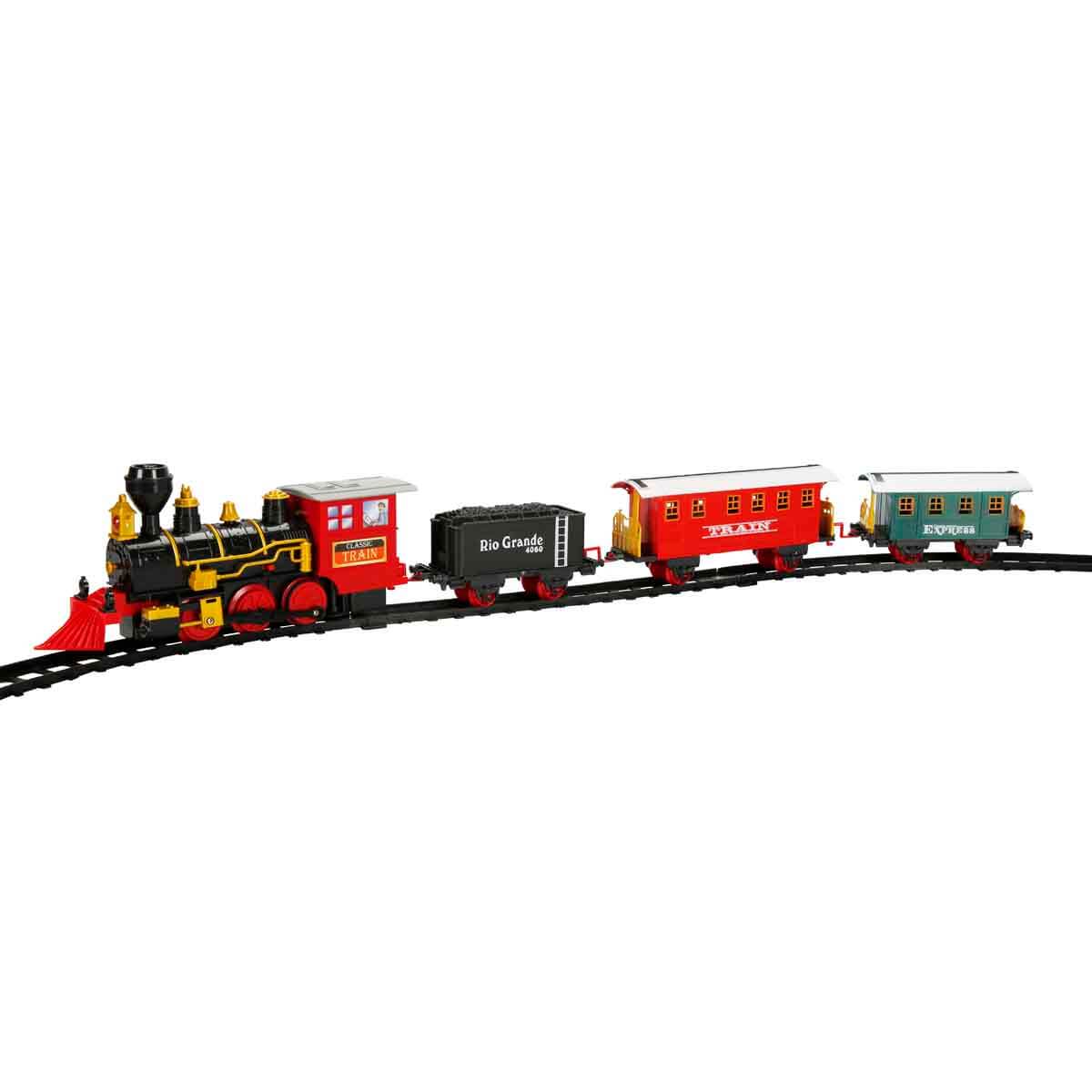 Suncon Sesli ve Işıklı Klasik Tren Seti 16 Parça | Toyzz Shop