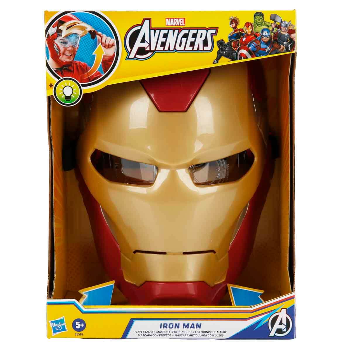 Işıklı Avengers Iron Man Flip FX Elektronik Maske | Toyzz Shop