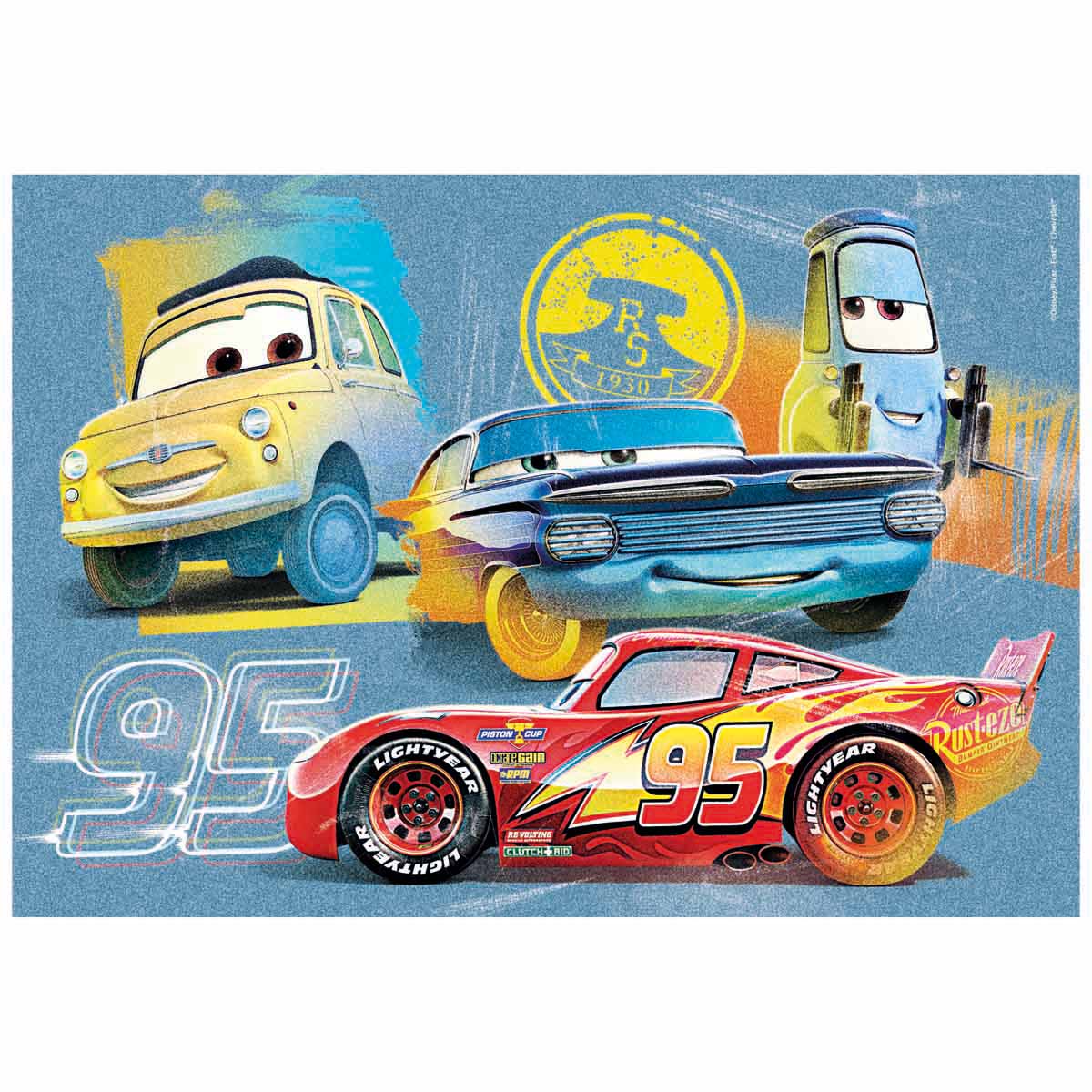 2 x 20 Parça Supercolor Puzzle: Disney Cars | Toyzz Shop