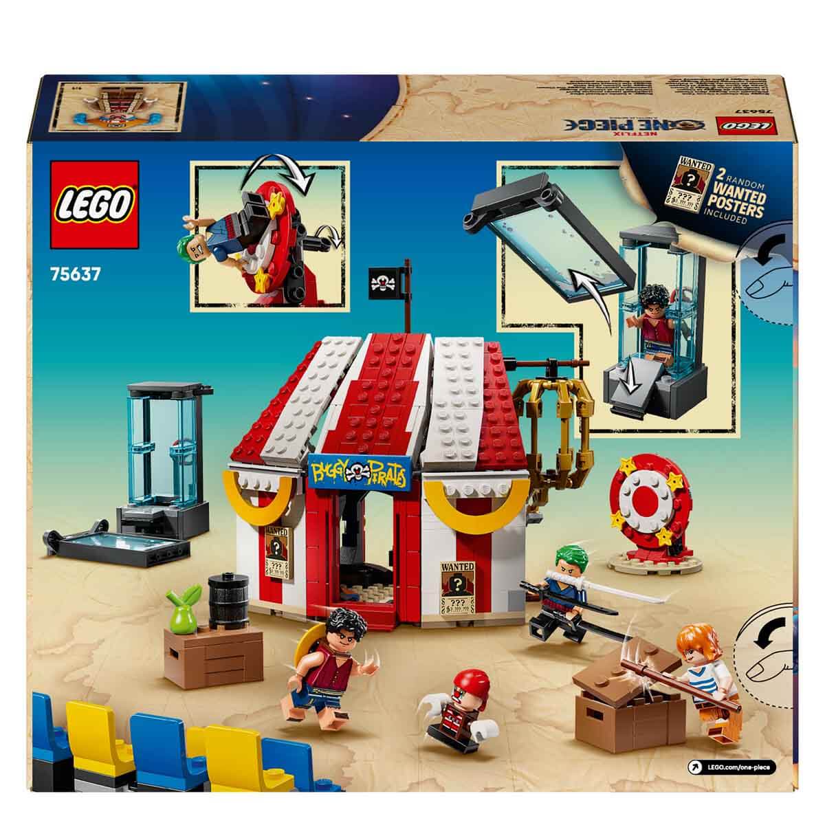 LEGO ONE PIECE Palyaço Buggy'nin Sirk Çadırı 75637 - 8 Yaş ve Üzeri ...