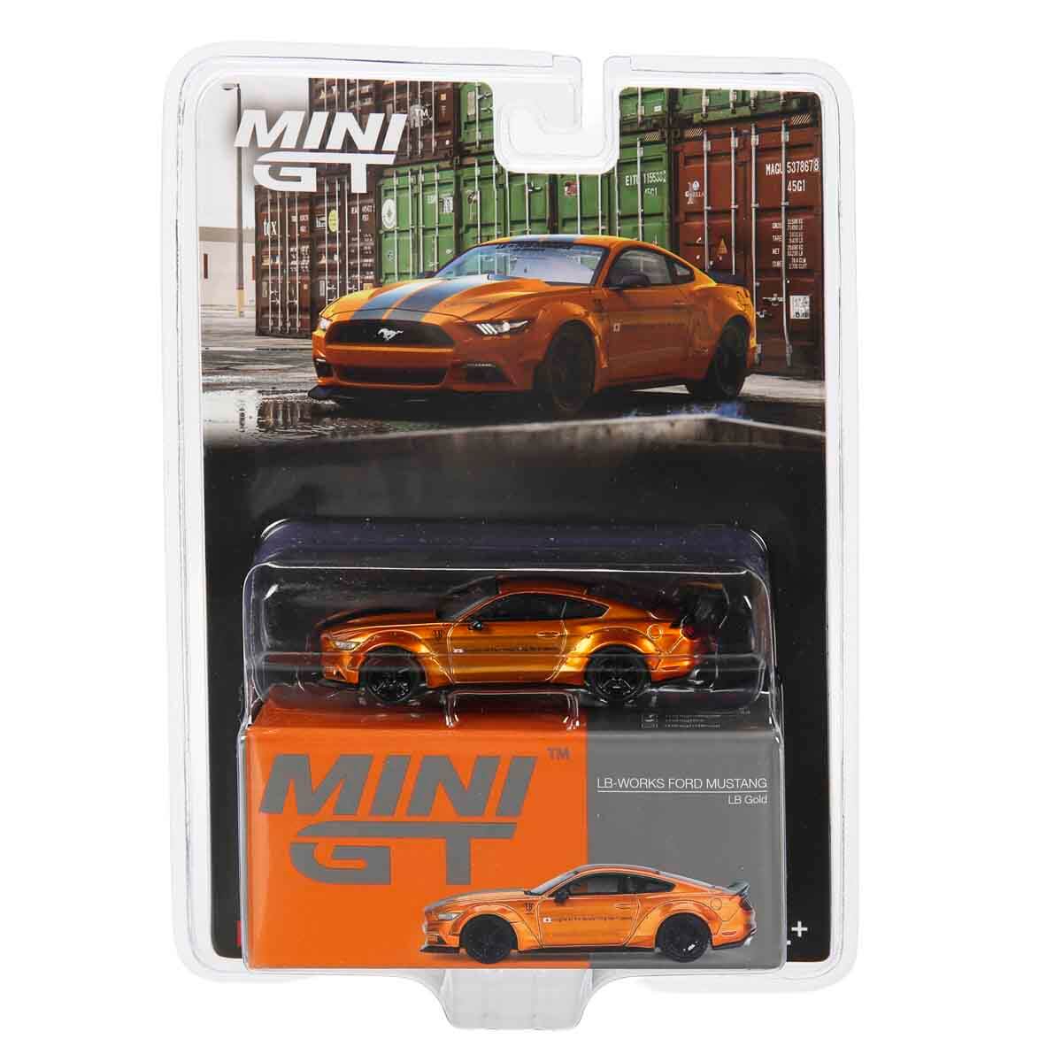 1:64 Mini Gt LB-Works Ford Mustang LB Gold Diecast Model Araba | Toyzz Shop