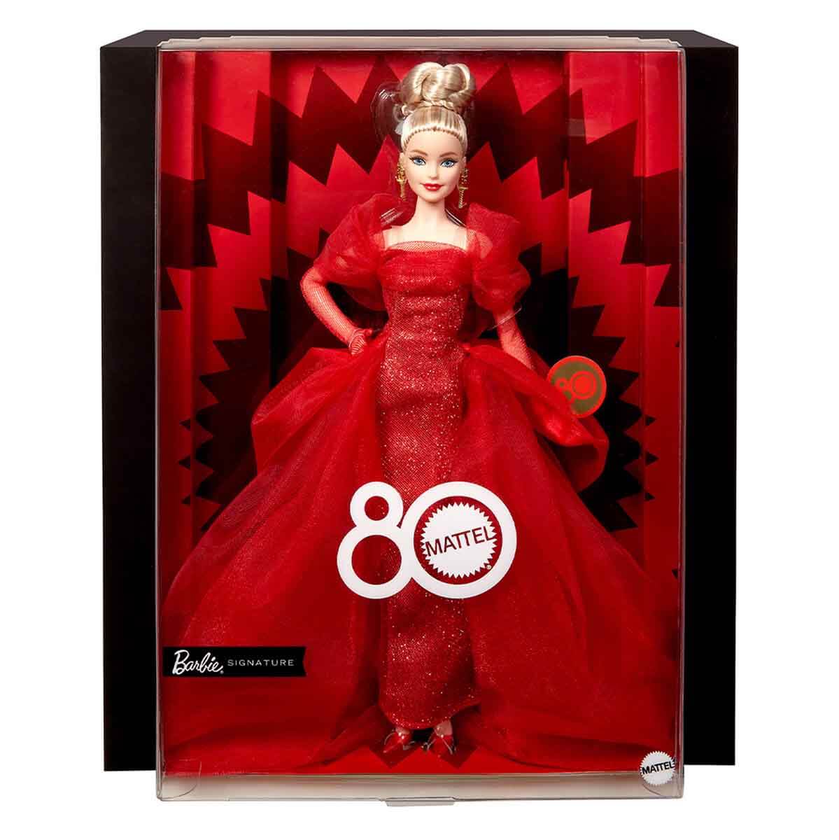 Mattel 80. Yıl Dönümü Barbie Bebeği JBJ17 | Toyzz Shop
