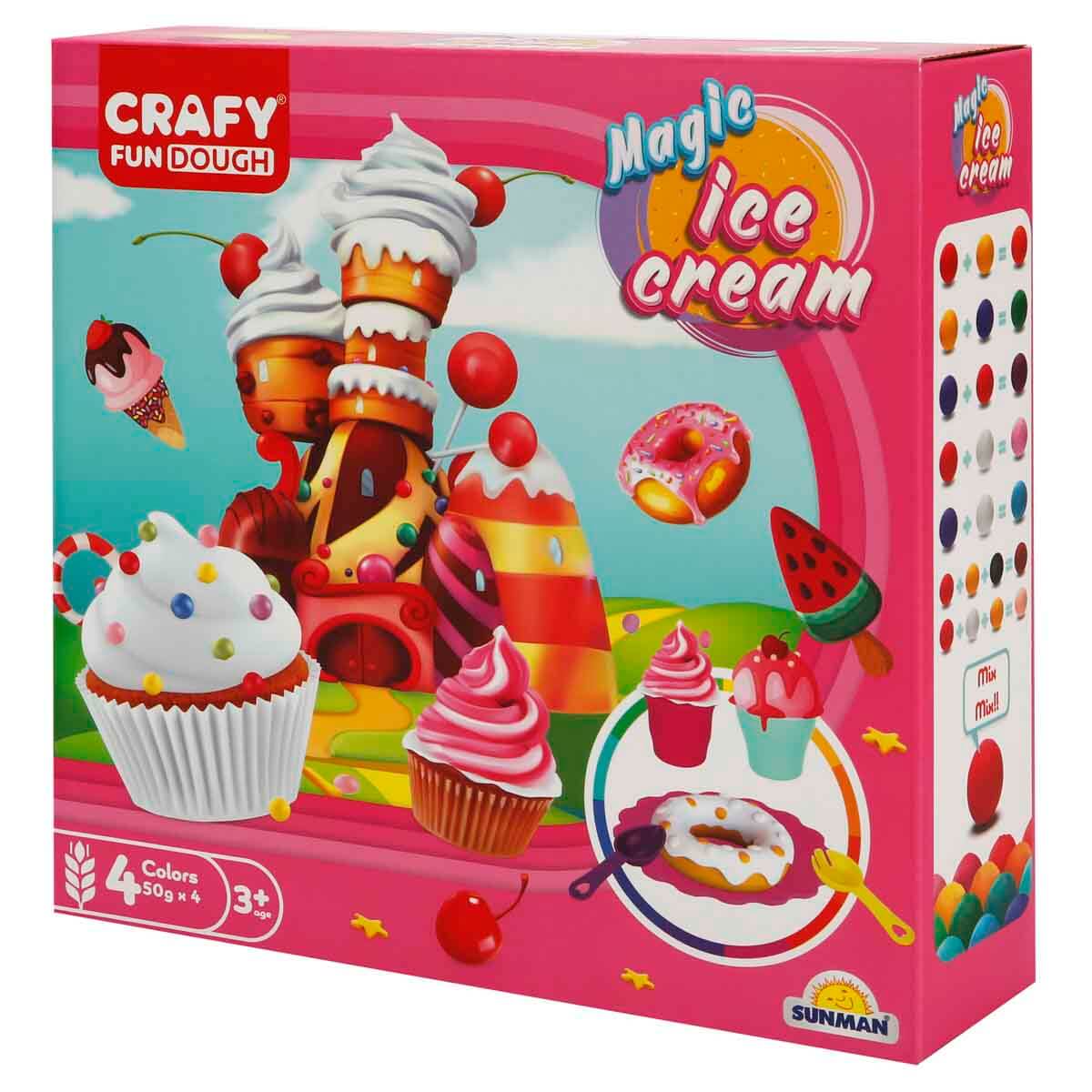 Crafy Magic Ice Cream Oyun Hamuru Seti 200 g 22 Parça | Toyzz Shop