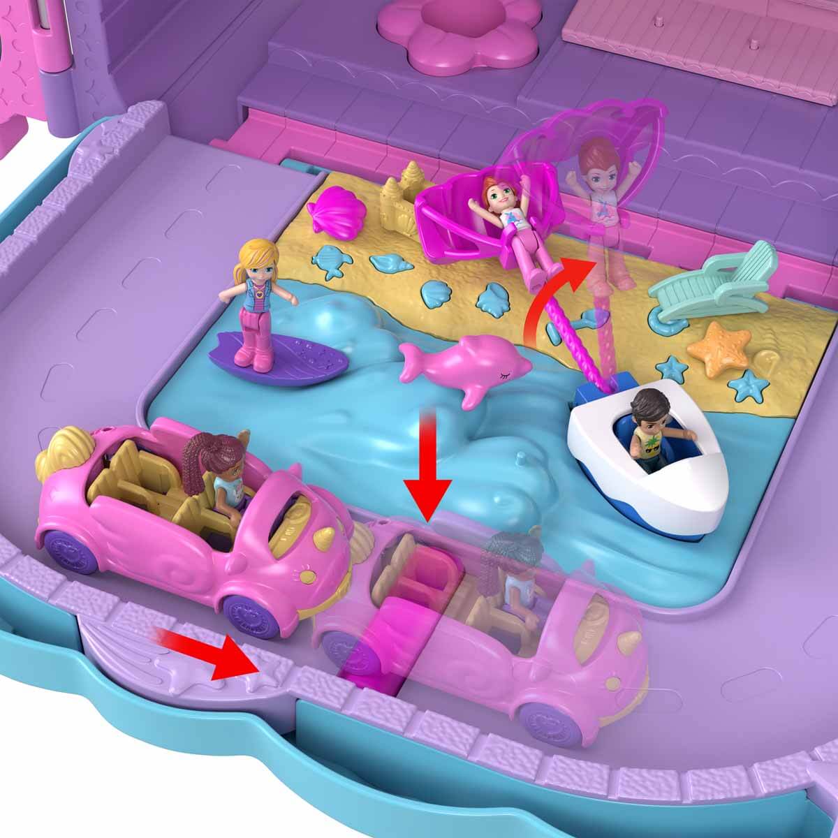 Polly Pocket Pollyvılle Resort Roll Away Oyun Seti HKV43 | Toyzz Shop