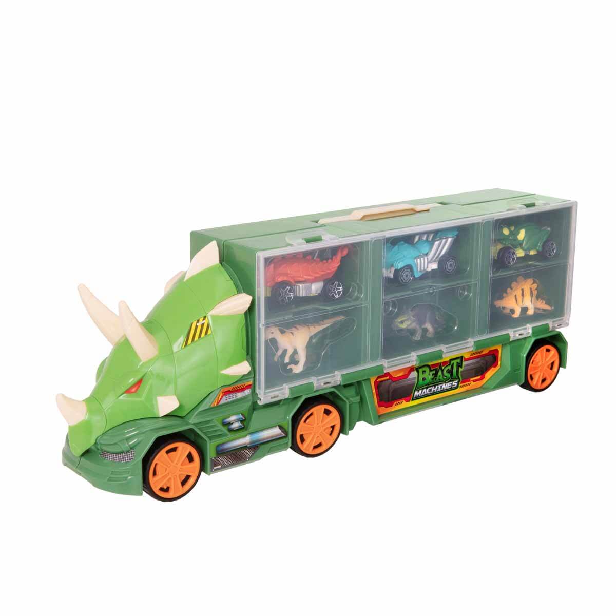 Teamsterz Dino Transporter 3 Araçlı 3 Dinozorlu Oyun Seti | Toyzz Shop