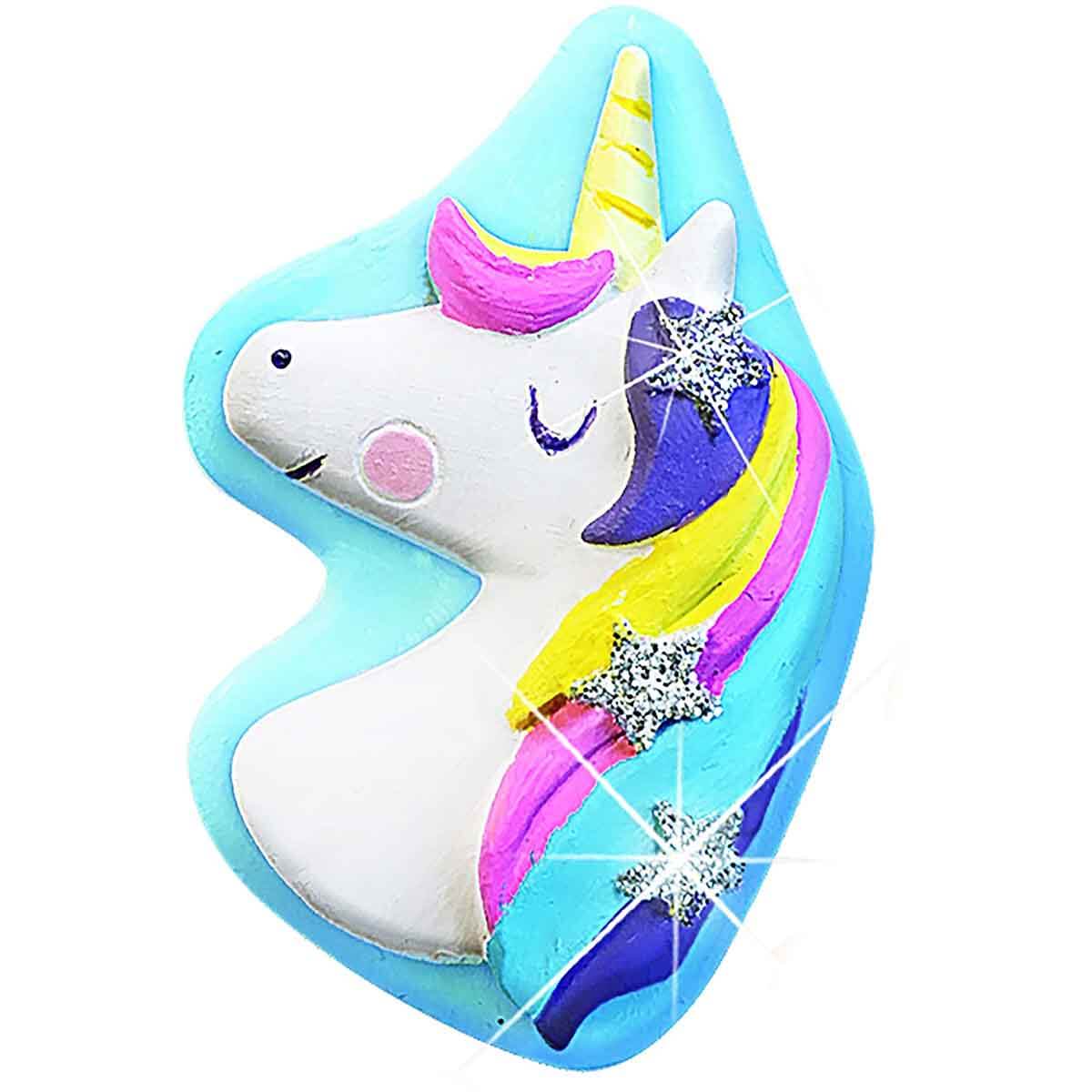 Kalıba Dök ve Boya Simli Unicorn Boyama Seti | Toyzz Shop