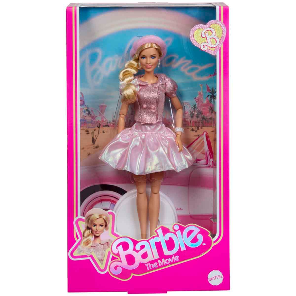 Barbie The Movie Pembe Bereli Barbie Bebek JBJ53 | Toyzz Shop