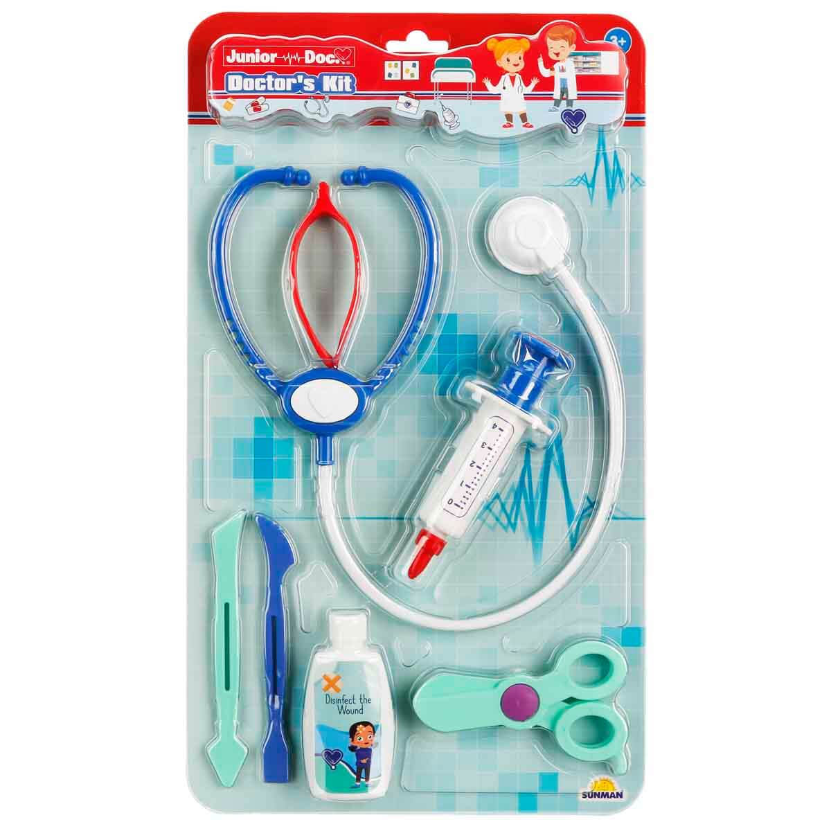 Junior Doc. Doktor Seti - Ateş Ölçerli Set | Toyzz Shop