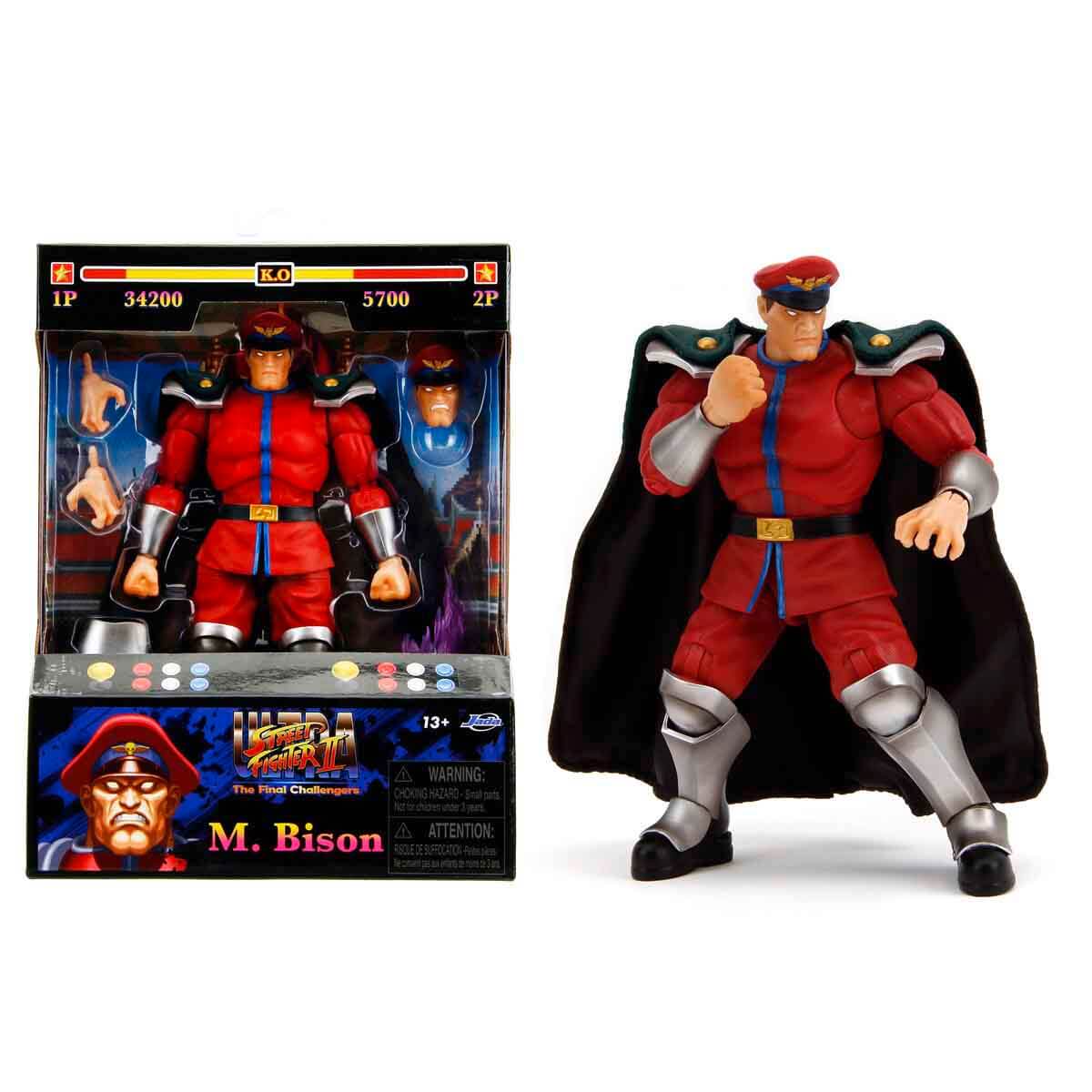 Street Fighter II M. Bison Eklemli Figür | Toyzz Shop