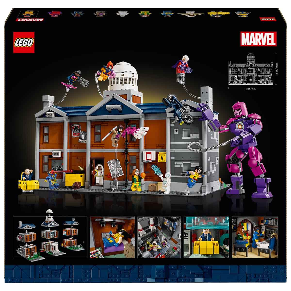 LEGO Marvel X-Men: X-Mansion 76294 - Yetişkin Süper Kahraman Hayranları ...
