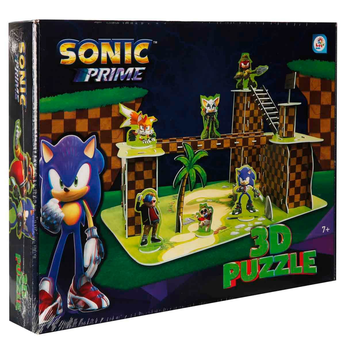 60 Parça 3D Puzzle: Sonic Prime | Toyzz Shop