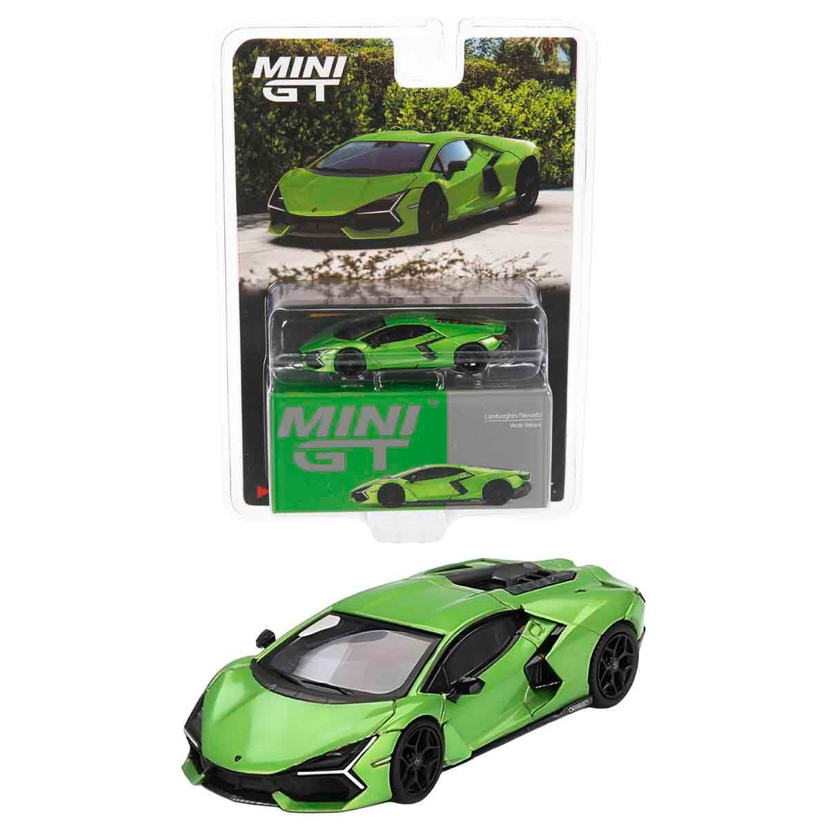 1:64 Mini GT Lamborghini Revuelto Verde Selvans Diecast Model Araba ...