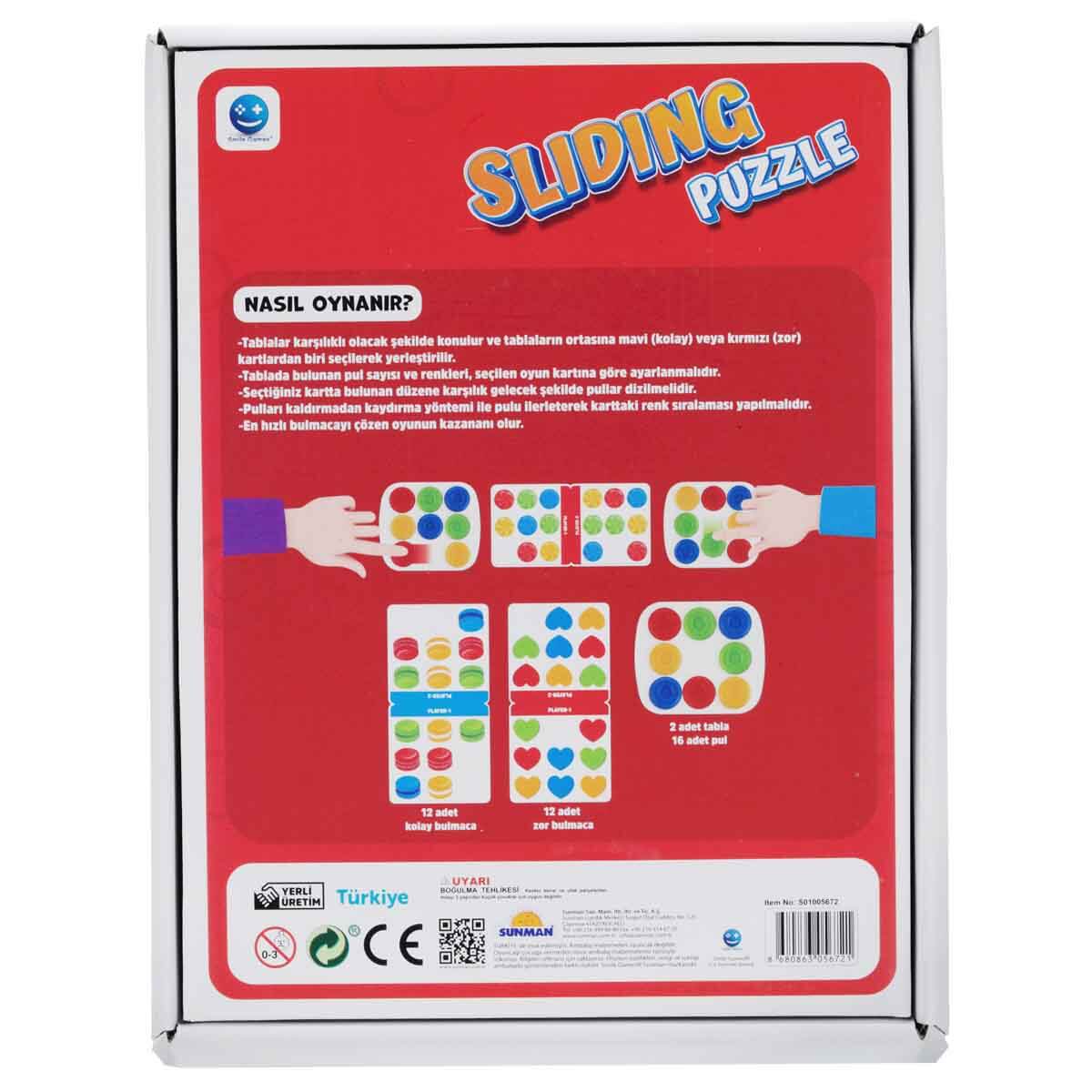 Smile Games Sliding Puzzle Kutu Oyunu | Toyzz Shop
