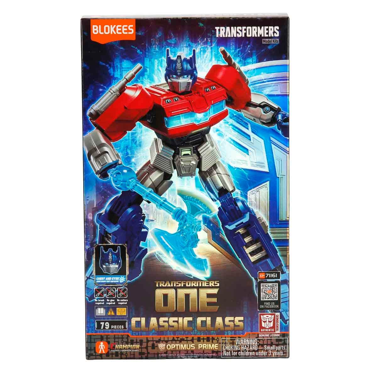 Işıklı Blokees Transformers One Classic Class Optimus Prime Figür Yapım ...