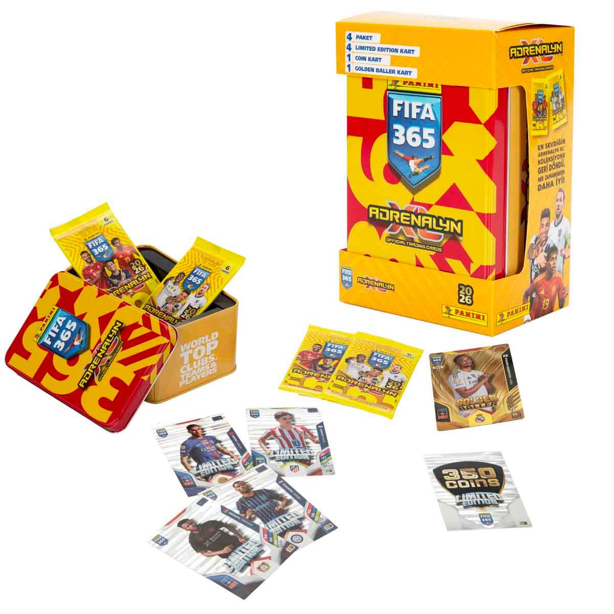 FIFA 365 Adrenalyn XL 2026 Trading Card Metal Kutu | Toyzz Shop