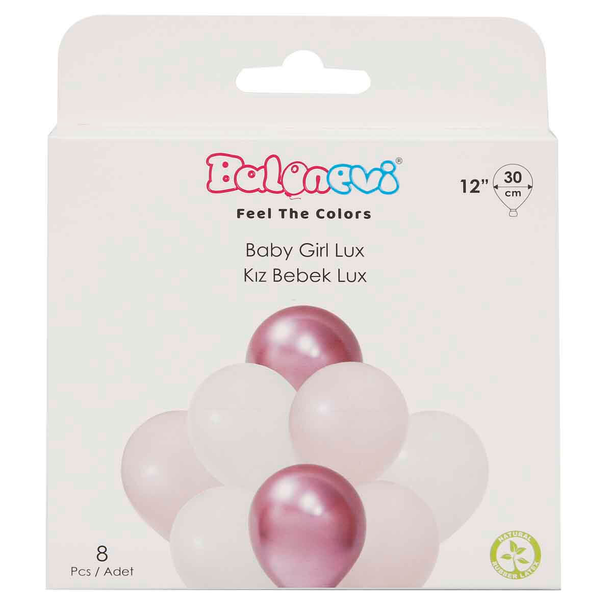 Kız Bebek Lüks Balon 8’li | Toyzz Shop