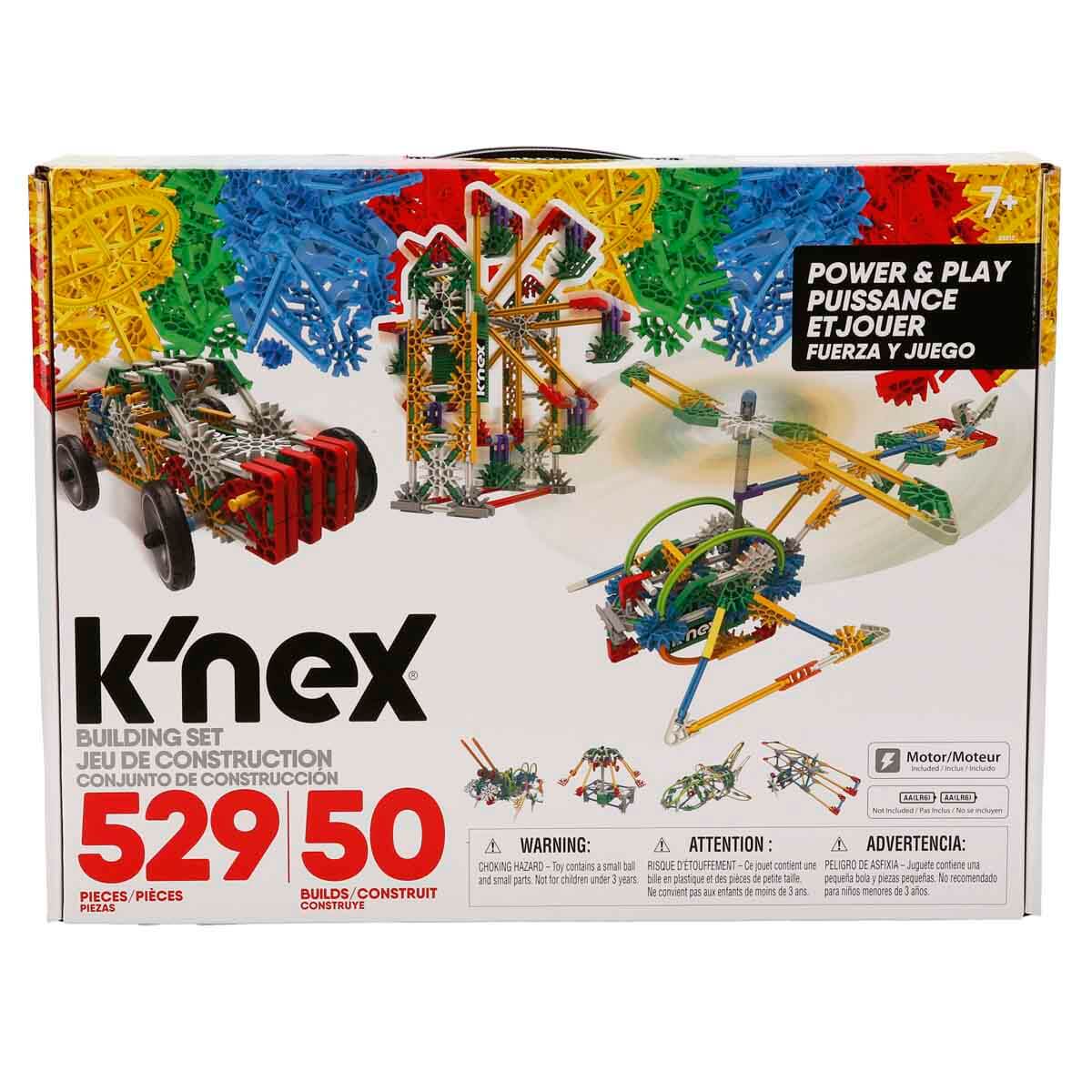 Knex Power & Play Motorlu Yapım Seti 529 Parça | Toyzz Shop