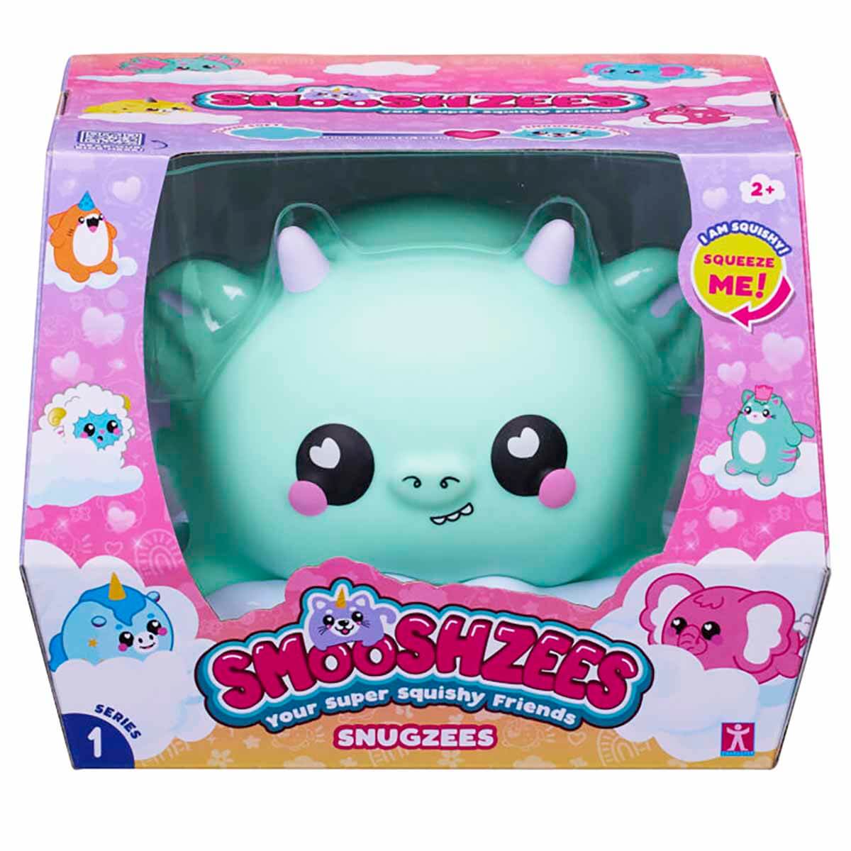 Smooshzees Büyük Snugzees Squishy Figür S1 MH002001 - Yeşil Ejderha ...