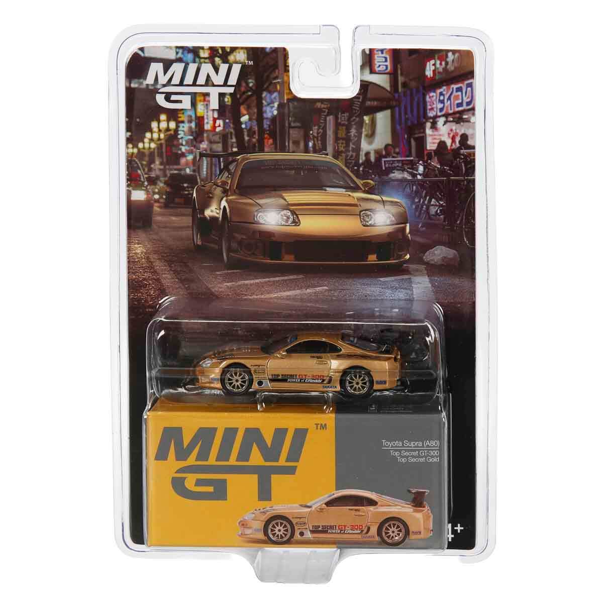1:64 Mini Gt Toyota Supra A80 Top Secret GT-300 Top Secret Gold Diecast ...