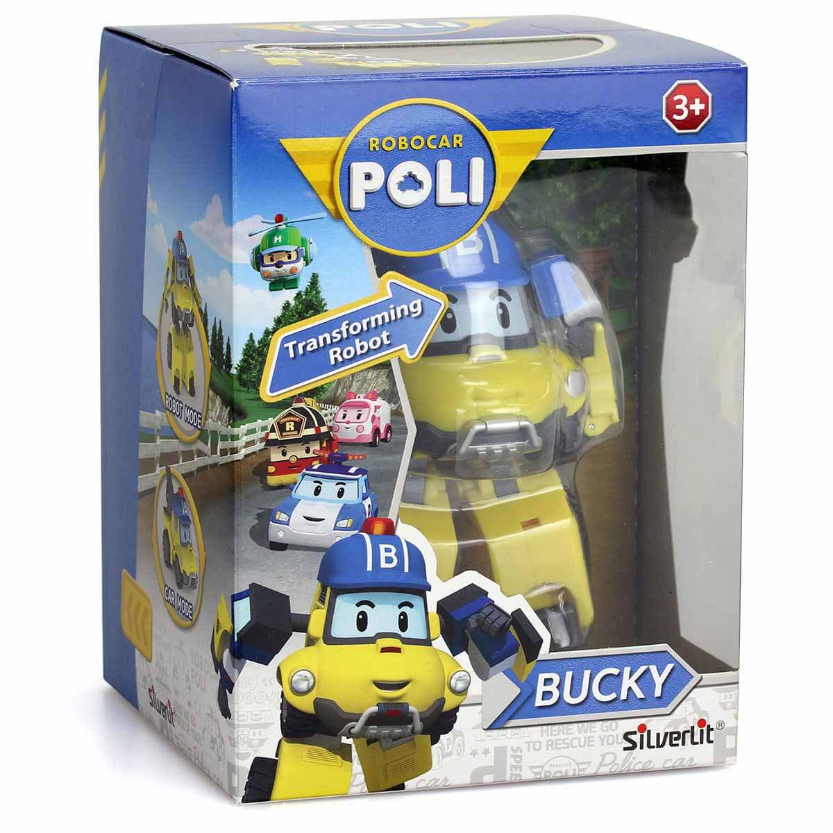 Robocar Poli Transformers Robot Figür Bucky | Toyzz Shop