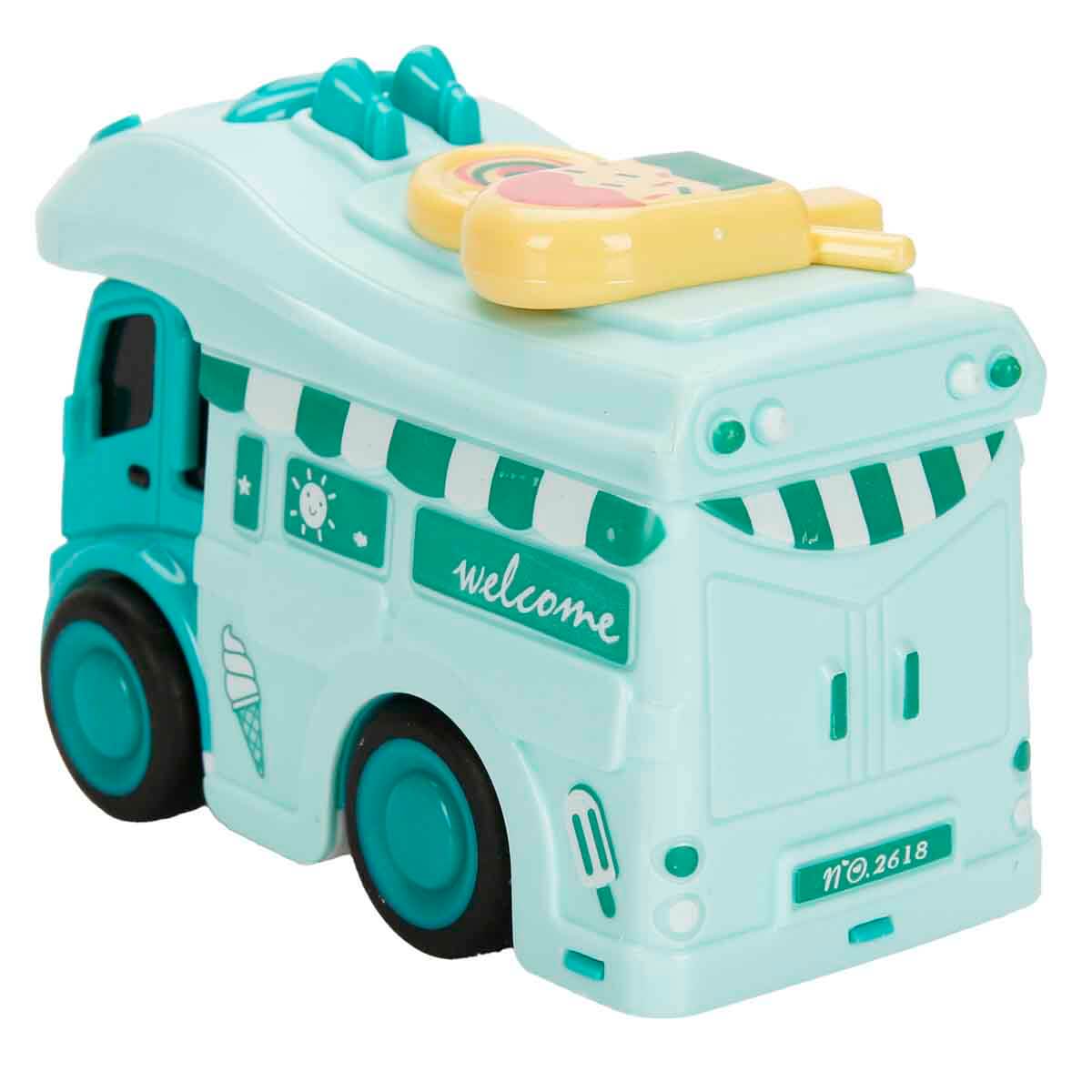 Sürtmeli Mini Dondurma Arabası - Turuncu | Toyzz Shop