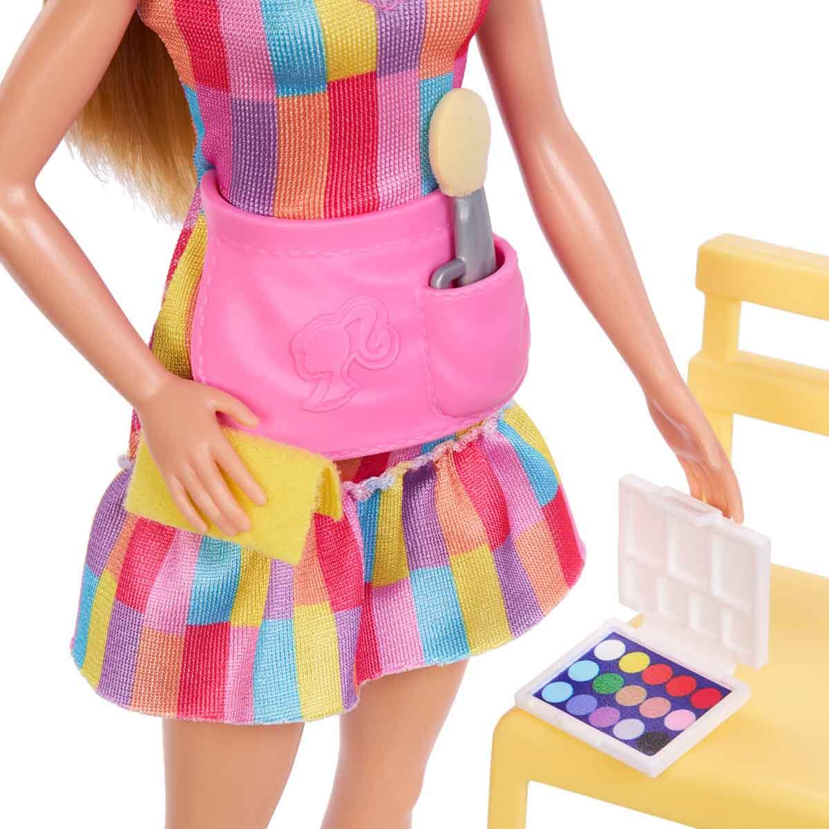 Barbie Karnaval Bebeği ve Yüz Boyama Oyun Seti JFL61 | Toyzz Shop