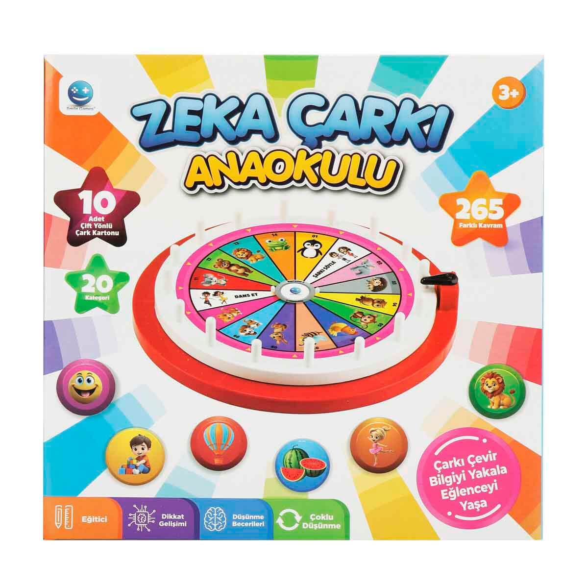 Smile Games Zeka Çarkı Anaokulu Kutu Oyunu | Toyzz Shop
