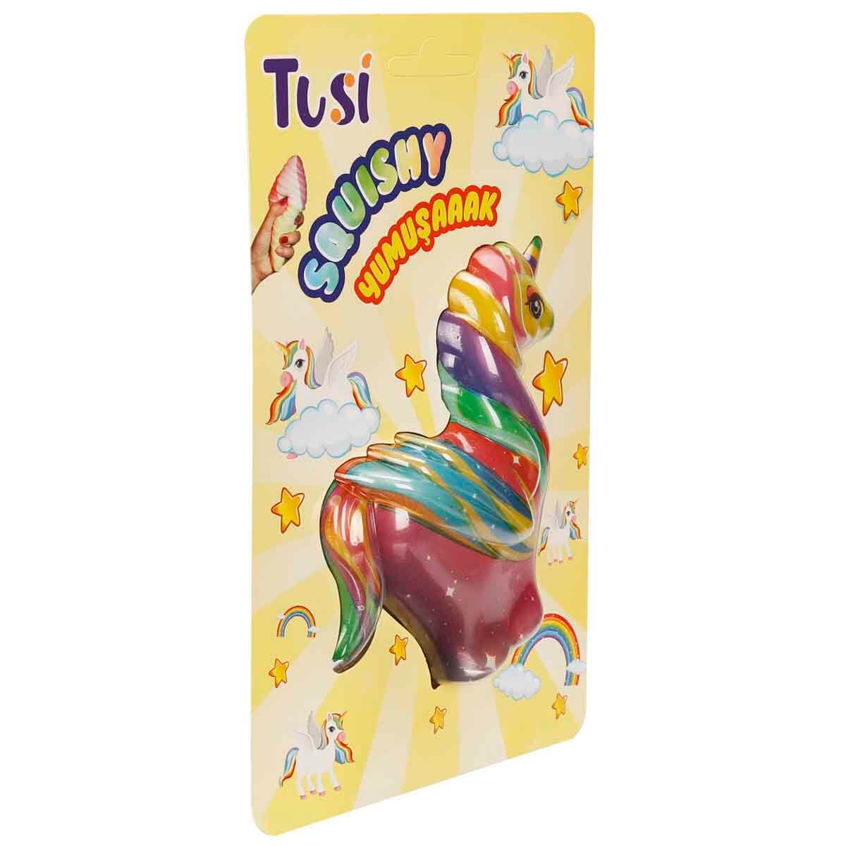 Tusi Squishy Unicorn Köpük Oyuncak - Mavi | Toyzz Shop