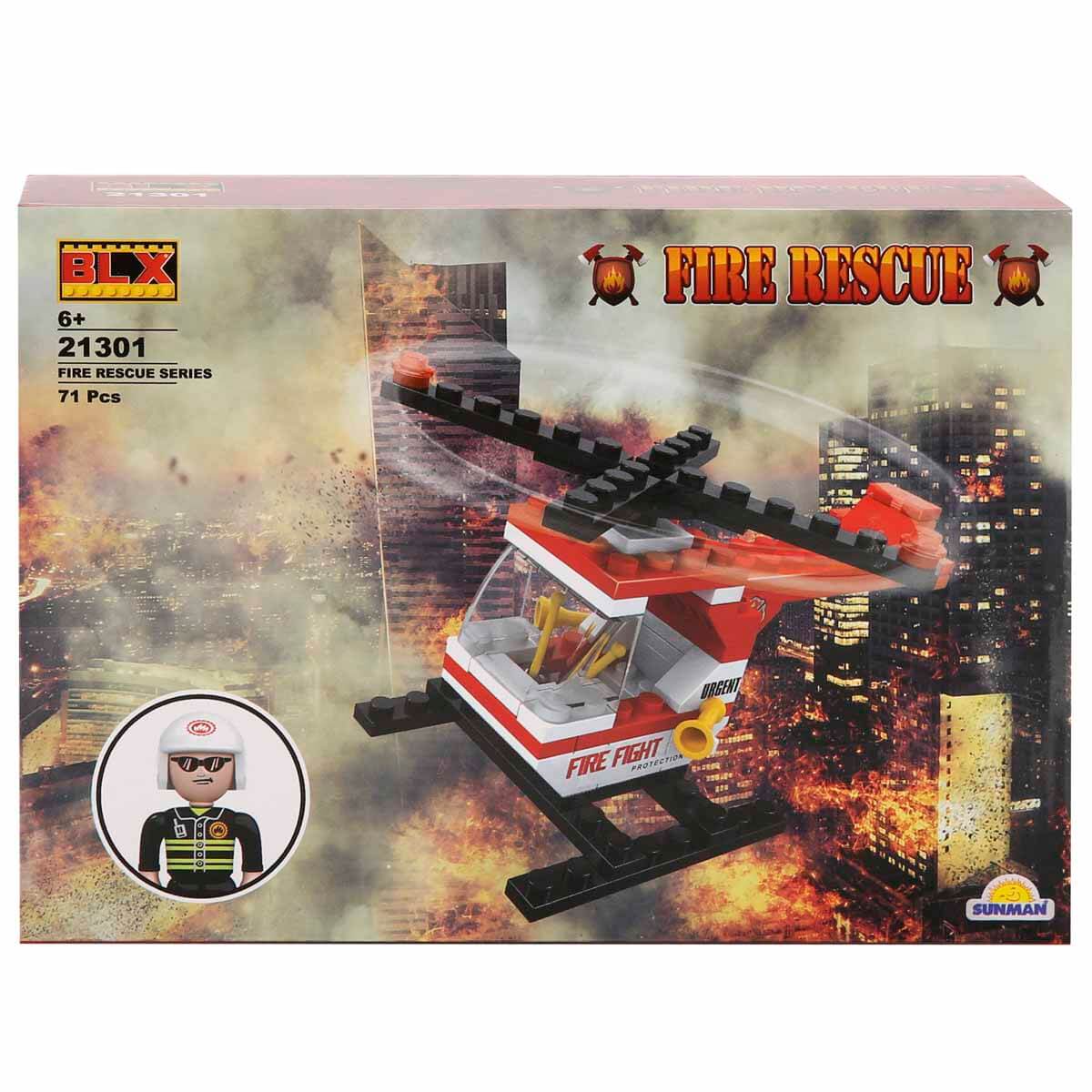 BLX Fire Rescue İtfaiye Helikopteri 21301 | Toyzz Shop