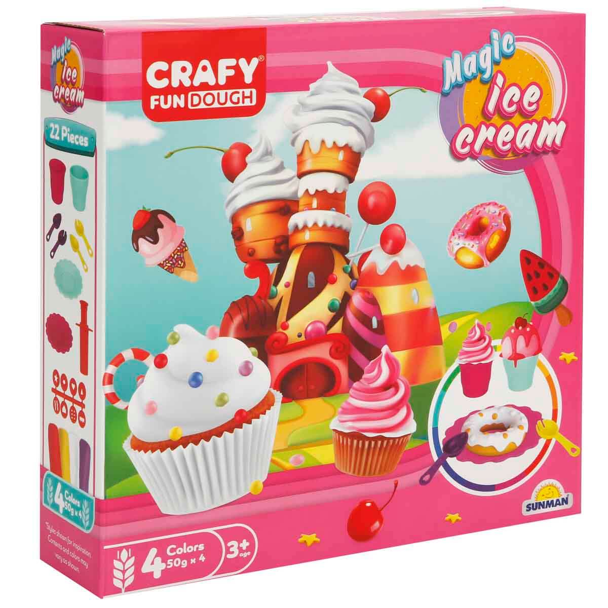 Crafy Magic Ice Cream Oyun Hamuru Seti 200 g 22 Parça | Toyzz Shop