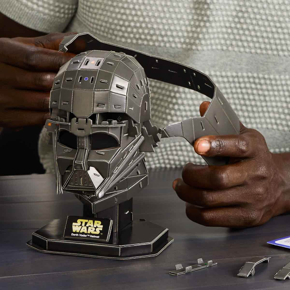 4D Build Star Wars Darth Vader Helmet 3D Puzzle Model Kiti 83 Parça ...