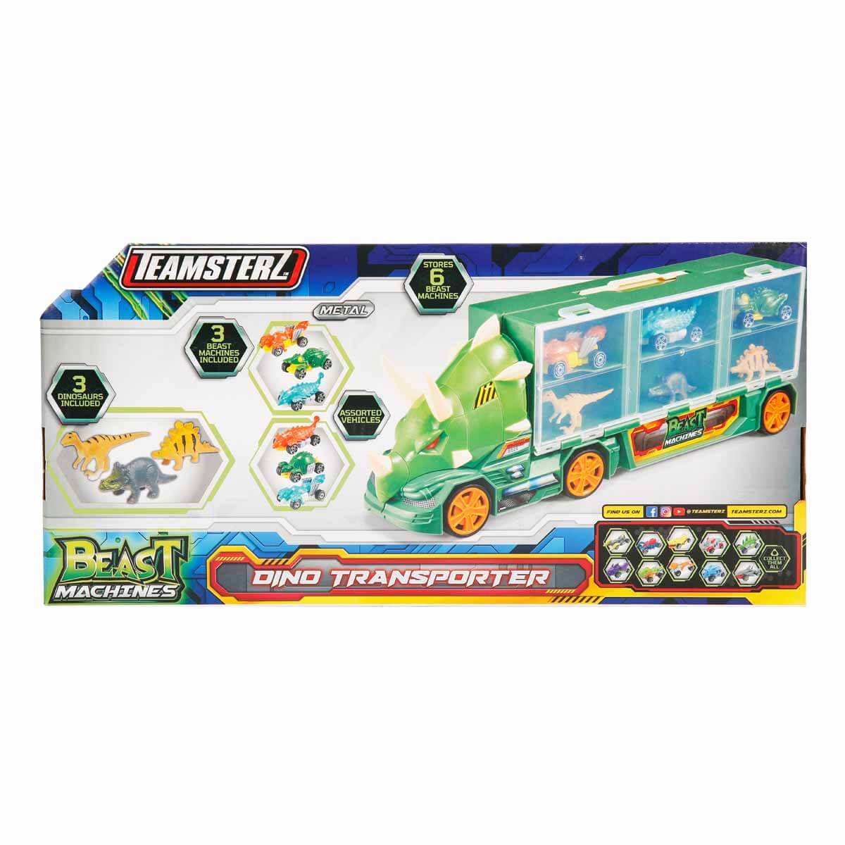 Teamsterz Dino Transporter 3 Araçlı 3 Dinozorlu Oyun Seti | Toyzz Shop