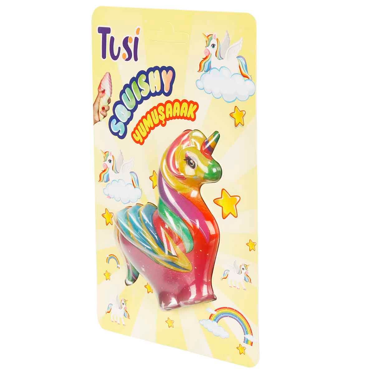 Tusi Squishy Unicorn Köpük Oyuncak - Mavi | Toyzz Shop