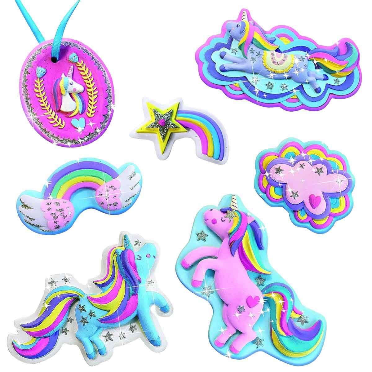 Kalıba Dök ve Boya Simli Unicorn Boyama Seti | Toyzz Shop