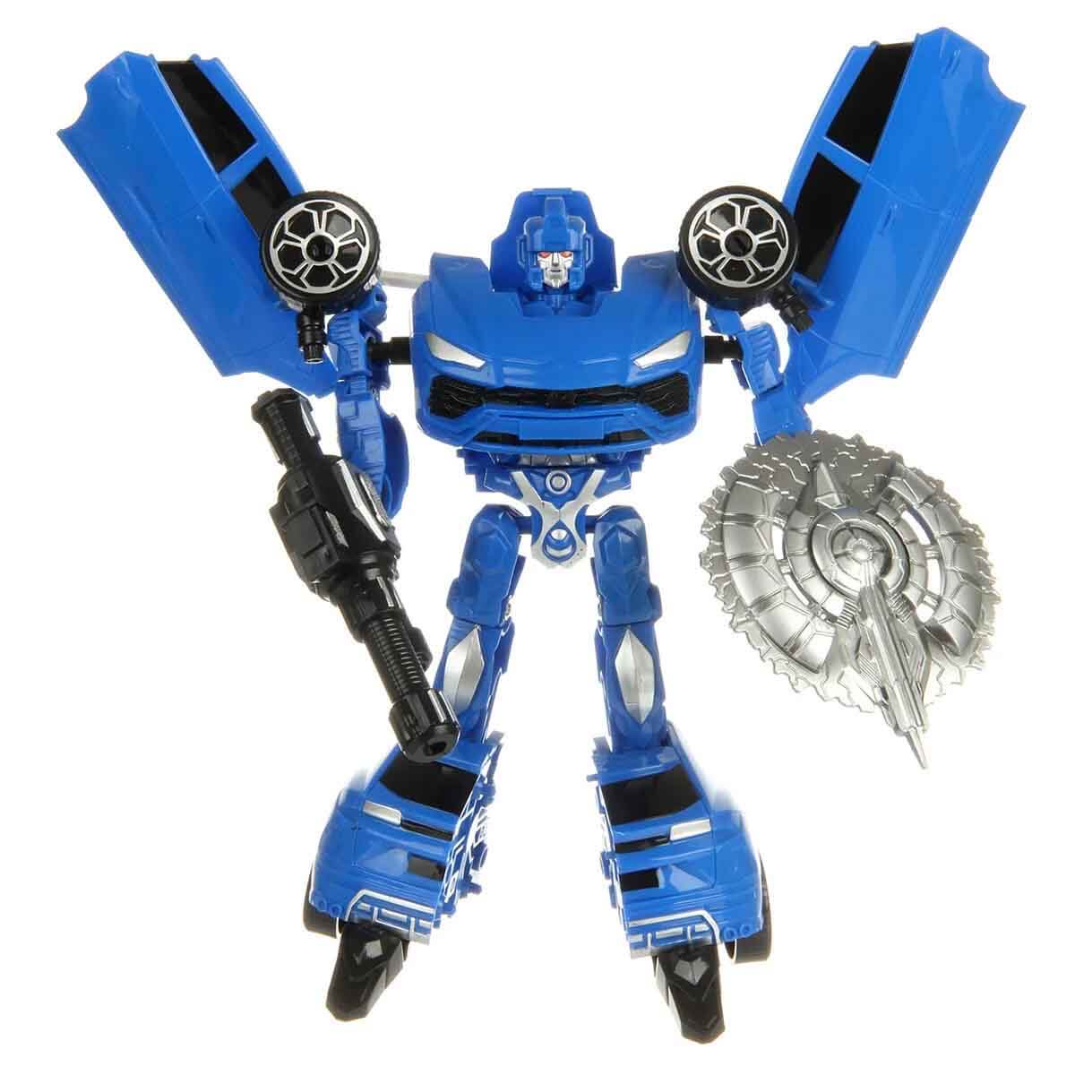 2in1 Warrior Arabaya Dönüşebilen Robot - Fast Flame - Mavi | Toyzz Shop