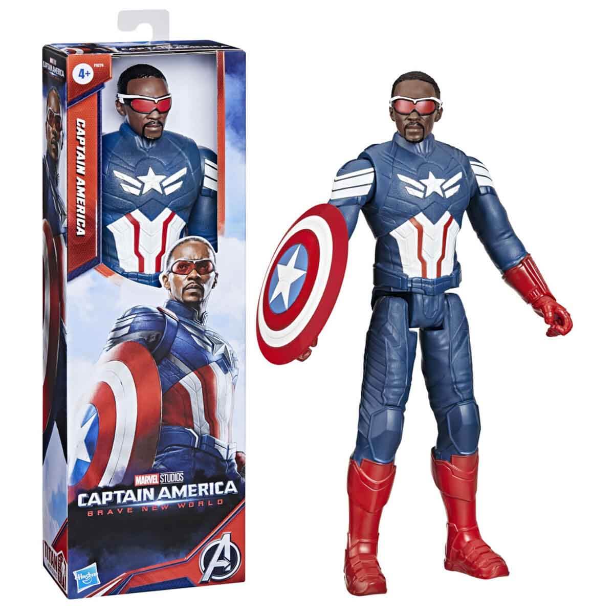 Marvel Titan Hero Serisi Captain America Brave New World Aksiyon Figürü ...