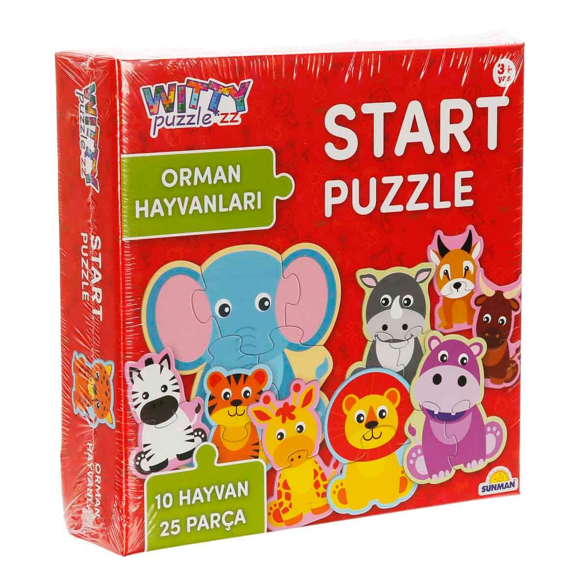 25 Parça Puzzle: Orman Hayvanları | Toyzz Shop