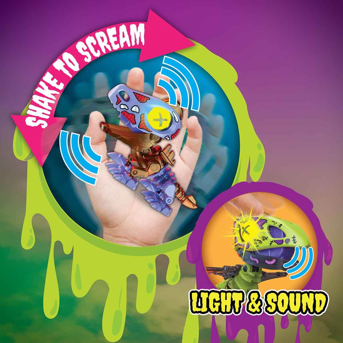 Sesli ve Işıklı Biopod Zombies Dinozor Robot Sürpriz Paket S4 | Toyzz Shop